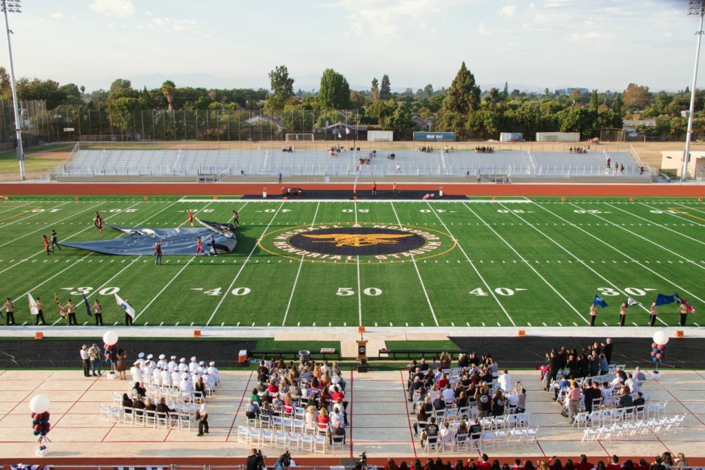 Garden Grove High School dedicates new stadium in honor of fallen war ...