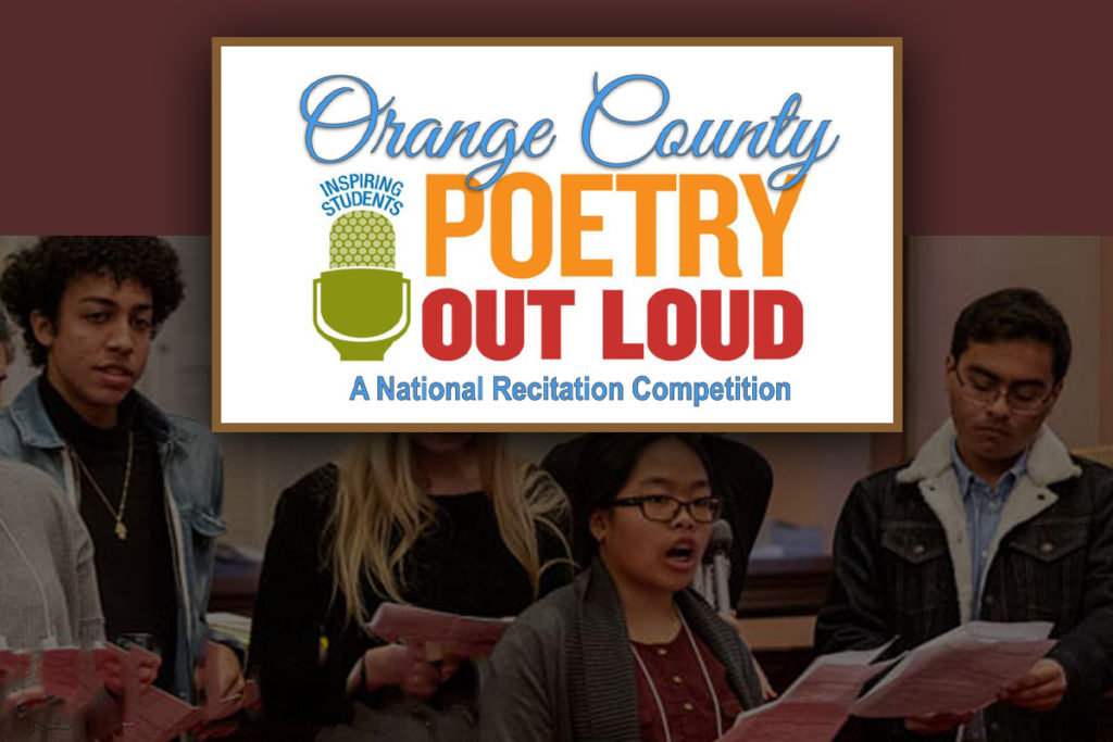 Calling young poets! Registration now open for annual Poetry Out Loud ...