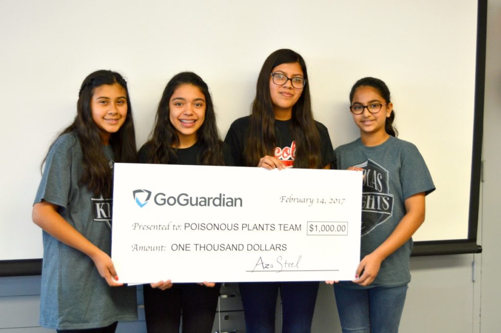 Nicolas Junior High School students honored for building smartphone app ...