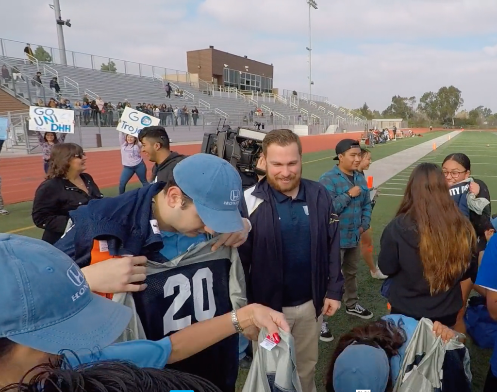 VIDEO: OCDE students surprised with gifts from SoCal Helpful Honda ...