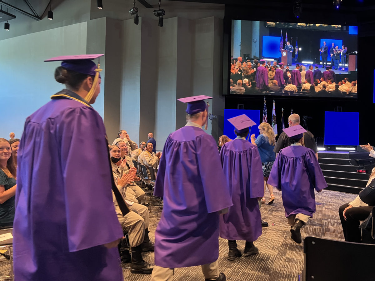 Student cadets graduate from military-style program with second chance ...