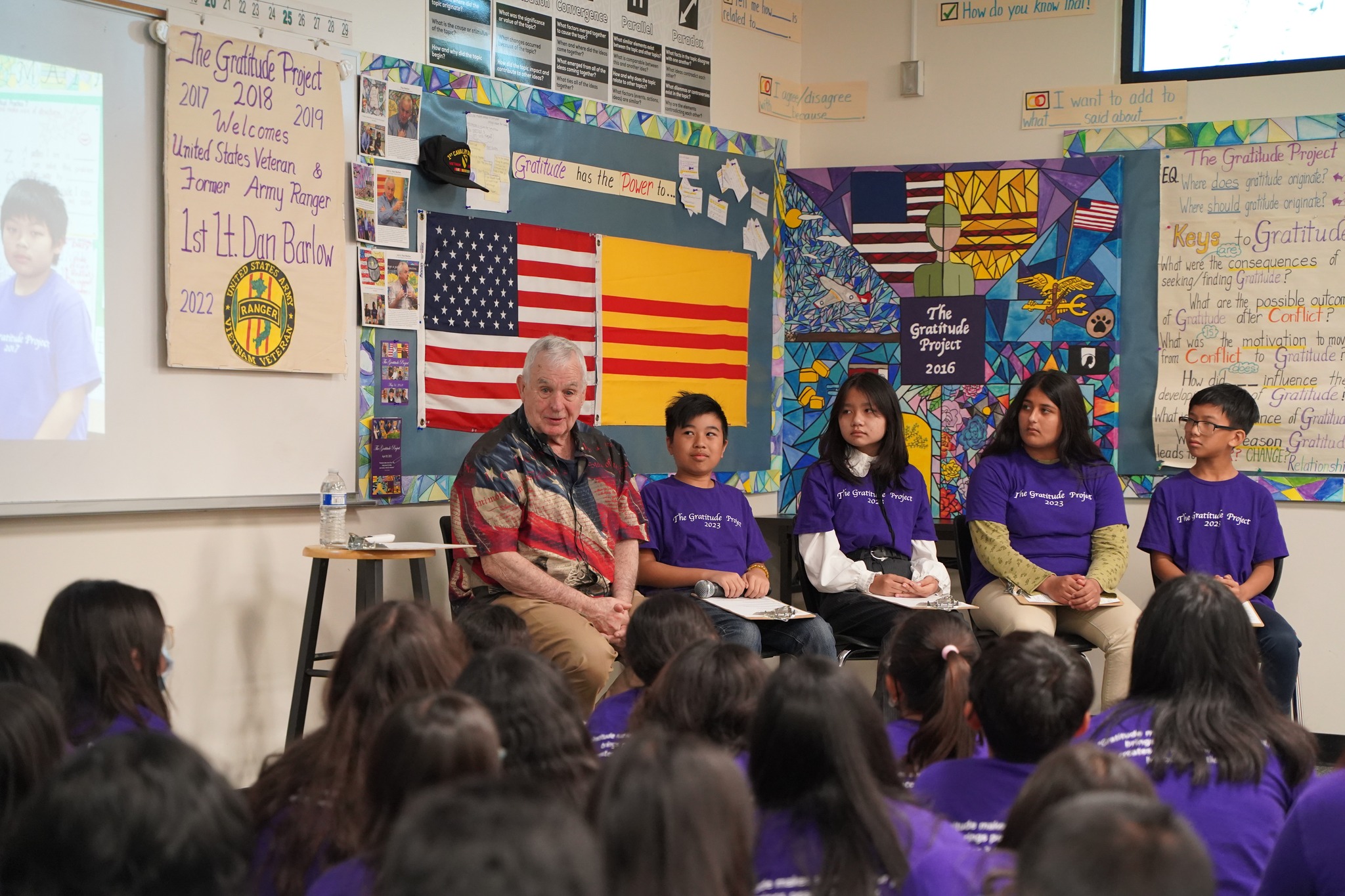 The Gratitude Project: Sixth-graders uncover history by interviewing ...