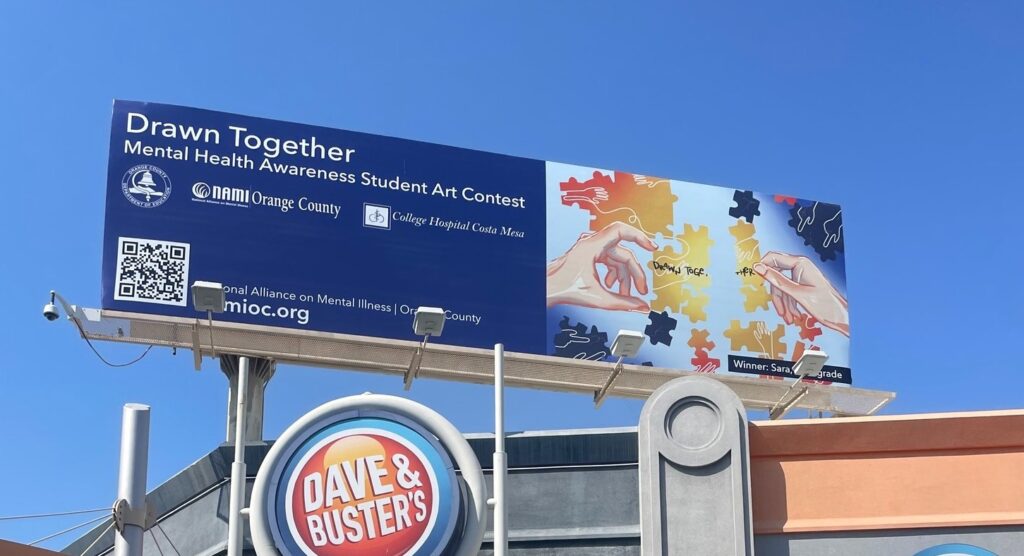 ‘Drawn Together’ billboard raises youth mental health advocacy to new ...